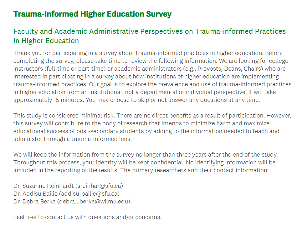 Trauma-Informed Teaching & Learning – bringing a trauma-informed ...